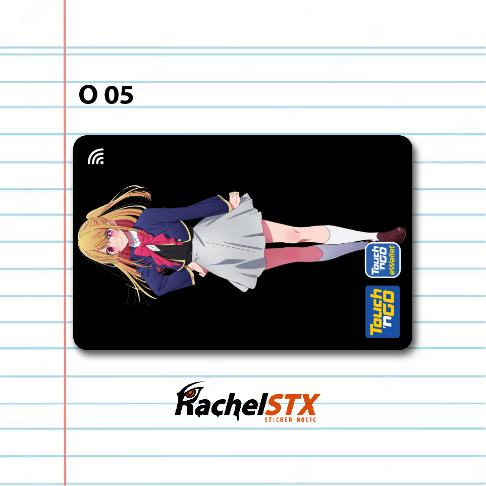 Sticker kad TnG NFC anime oshi no ko ai hoshino ruby hoshino card ...