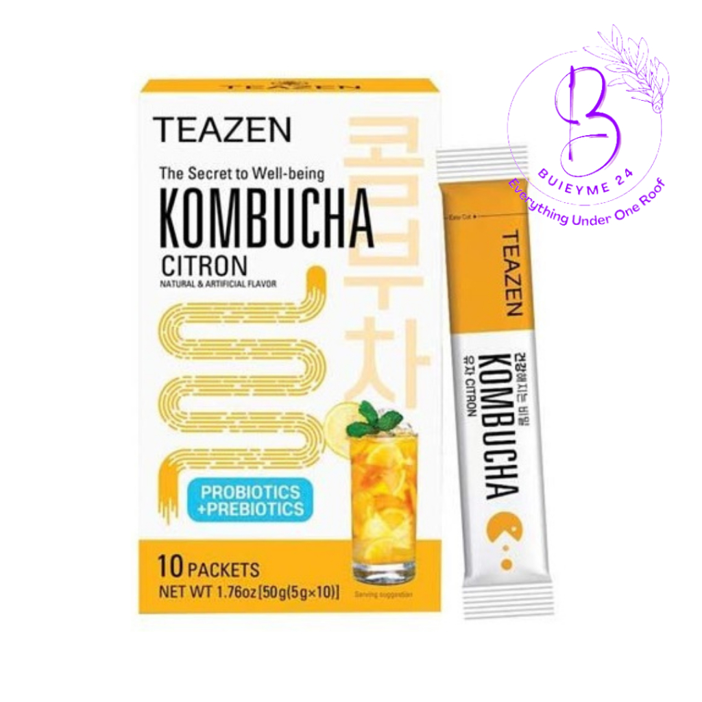 Teazen Kombucha Citron 5g x 10's | Shopee Philippines