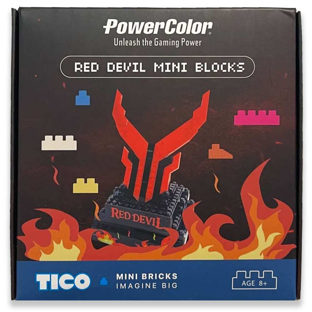 PowerColor RED DEVIL MINI BLOCKS Tico Mini Bricks Bundle Graphic Card ...