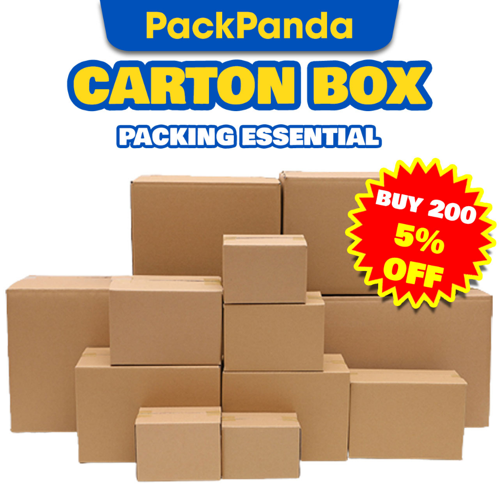 Kotak Carton Box Packaging Small Paper Box Packing Box Courier Box ...