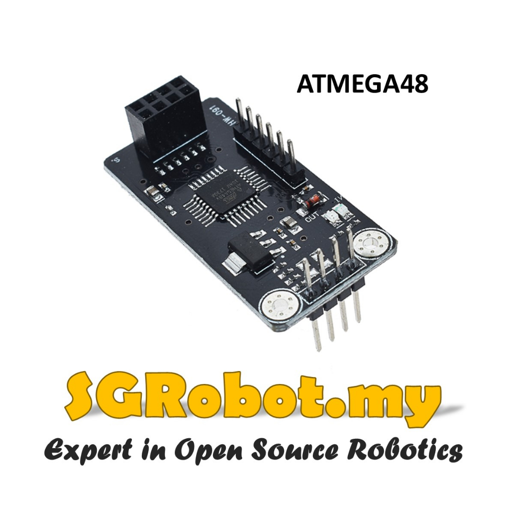 ATMEGA48 + NRF24L01+ Wireless Shield Module SPI to IIC I2C TWI Interface Development Board spi ...