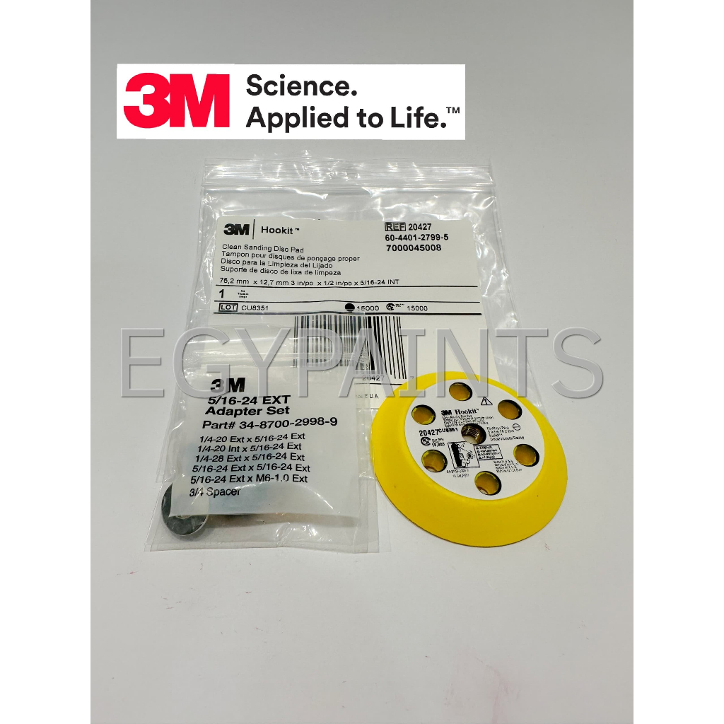 3M 20427 Clean Sanding Disc Pad Kit, 3 inch | Shopee Philippines
