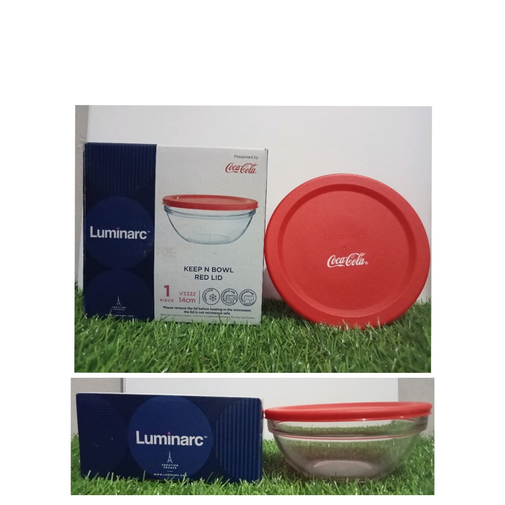 Coca-Cola Luminarc Glass Bowl Box | Shopee Philippines