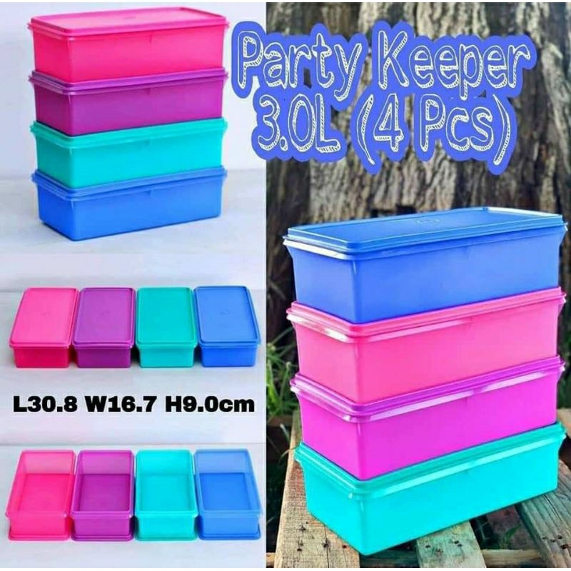 Party Keeper Tupperware (1pc) | Shopee Philippines