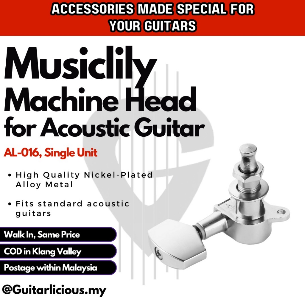 Alice Acoustic Guitar Machine Head Set Tunning Head Peg (1 unit ...