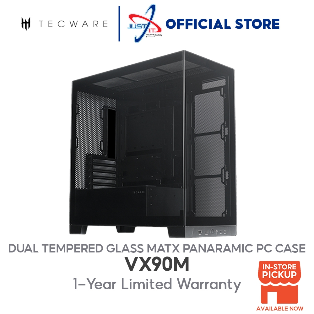 TECWARE VX90M Dual TG MATX Gaming PC Case | Shopee Philippines