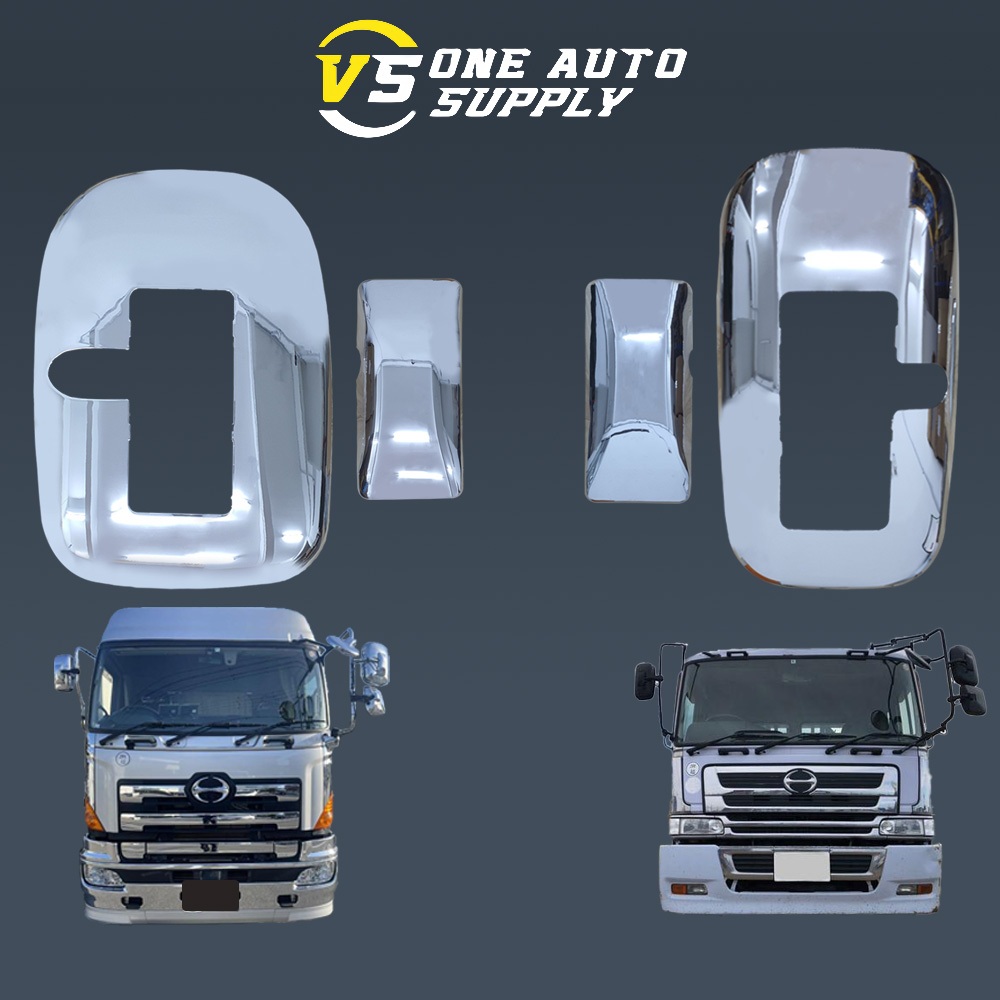 HINO 500 700 PROFIA SPECIAL REAR VIEW MIRROR CHROME COVER ELECTRIC ...