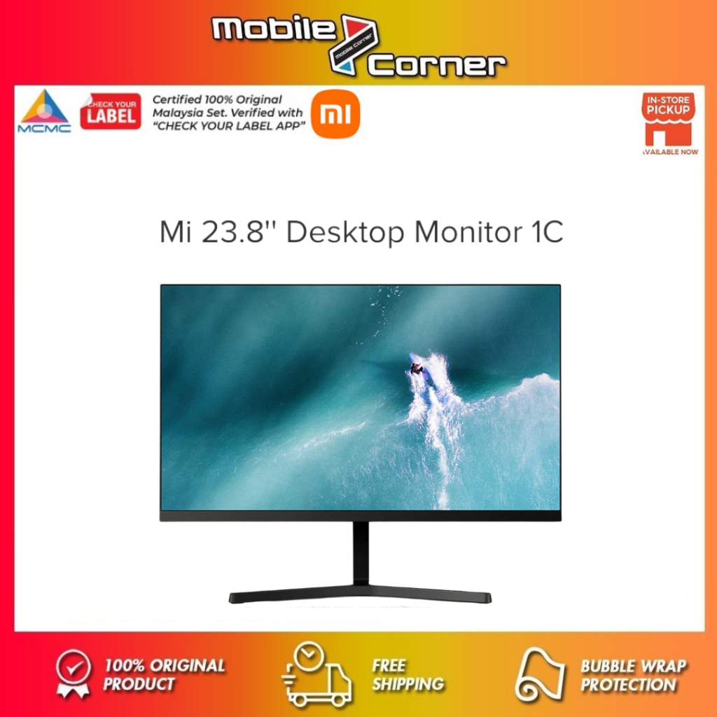 Xiaomi Mi Desktop Monitor 1C (23.8") 1 Year Warranty | Shopee Philippines