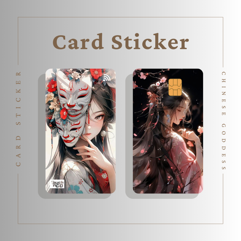 GODDESS CARD STICKER - TNG CARD / NFC CARD / ATM CARD / ACCESS CARD ...