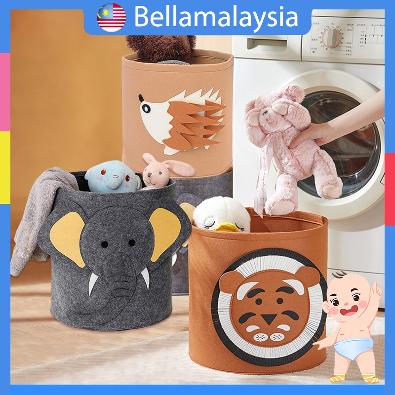 Bella Cartoon Foldable Laundry Basket Kids Toy Bin Multipurpose Bin ...