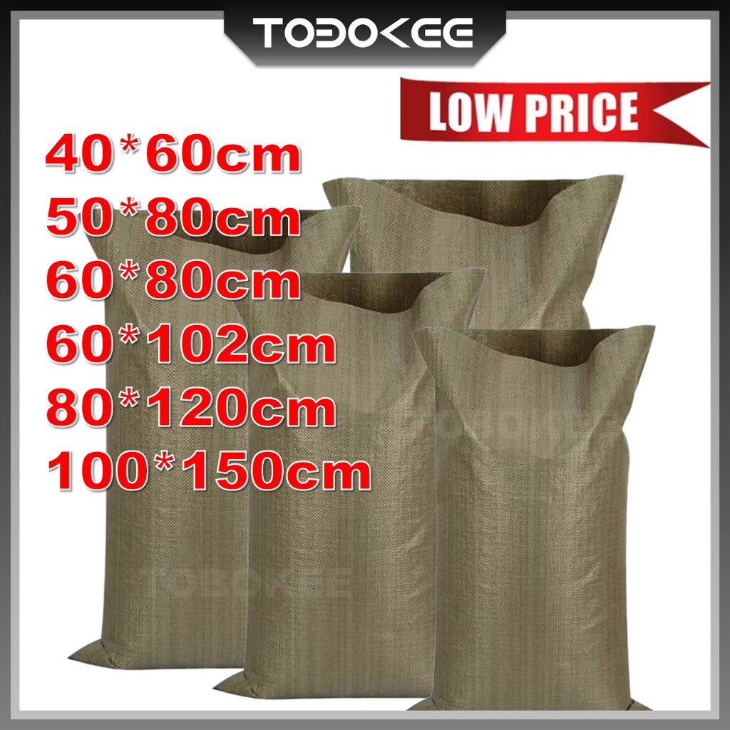 Large PP Woven Guni Bag Sand Courier Storage Plastic Gunny Sack Recycle ...