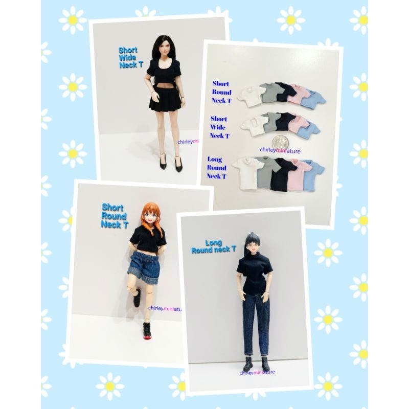 Female action figure T shirt 1/12 / Figma manatee industries snails shell studio tb league ...