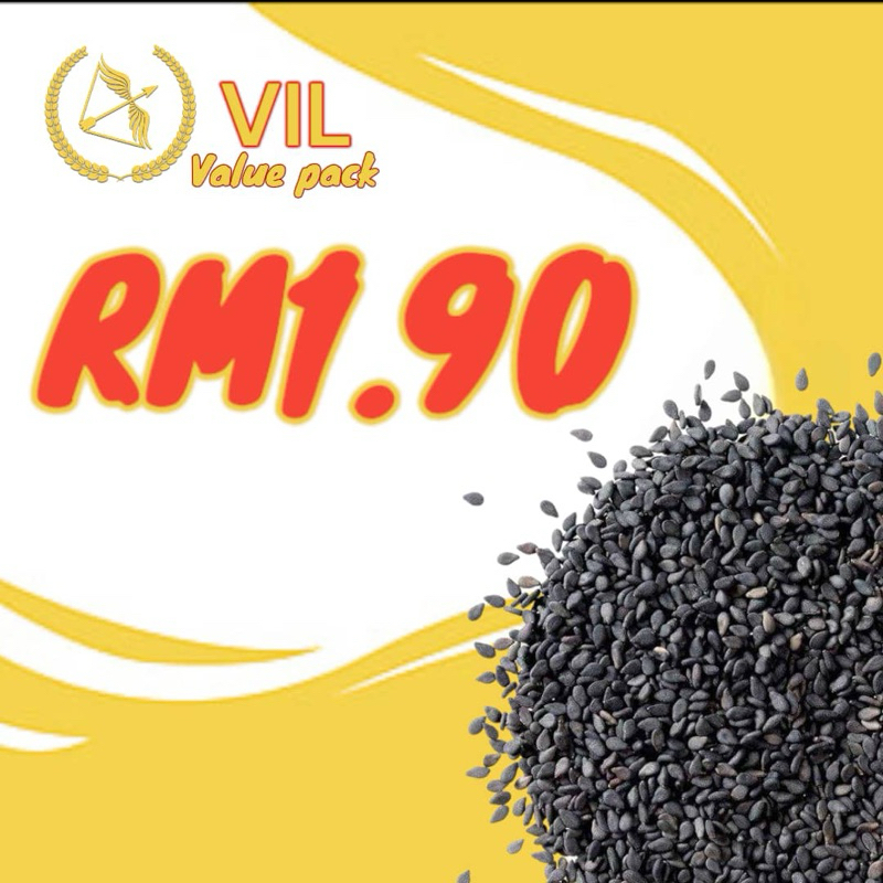 BLACK SESAME/BIJAN HITAM 30g | Shopee Philippines
