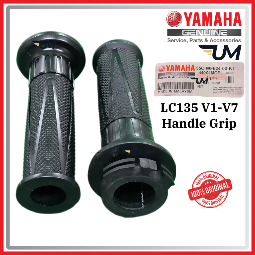 YAMAHA LC135 V2-V7 HANDLE GRIP SARUNG TANGAN HLY 55C COVER RUBBER GETAH V2 V3 V4 V5 V6 135LC LC ...
