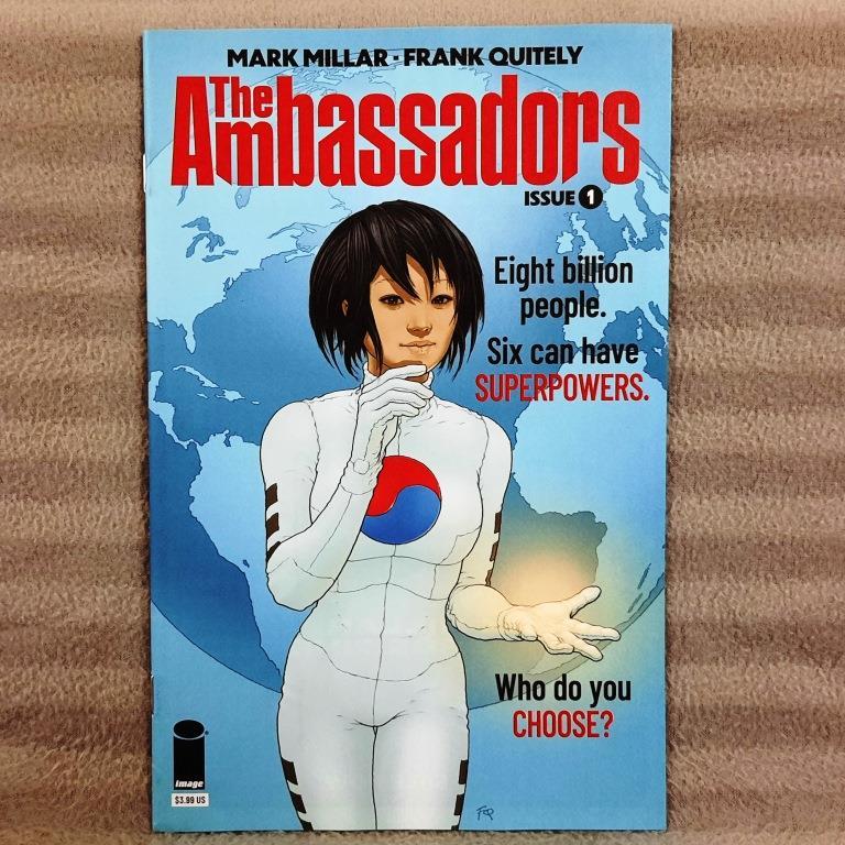 Ambassadors 1 (Image Comics) FIRST Issue (Mark Millar, Frank Quitely ...