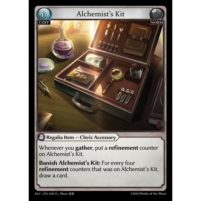 Grand Archive TCG Alchemical Revolution ALC • EN — 020 Alchemist's Kit ...