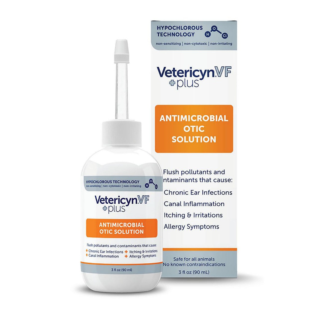 Vetericyn VF Plus Otic Solution BEST Pet Ear Cleanser for Earwax ...