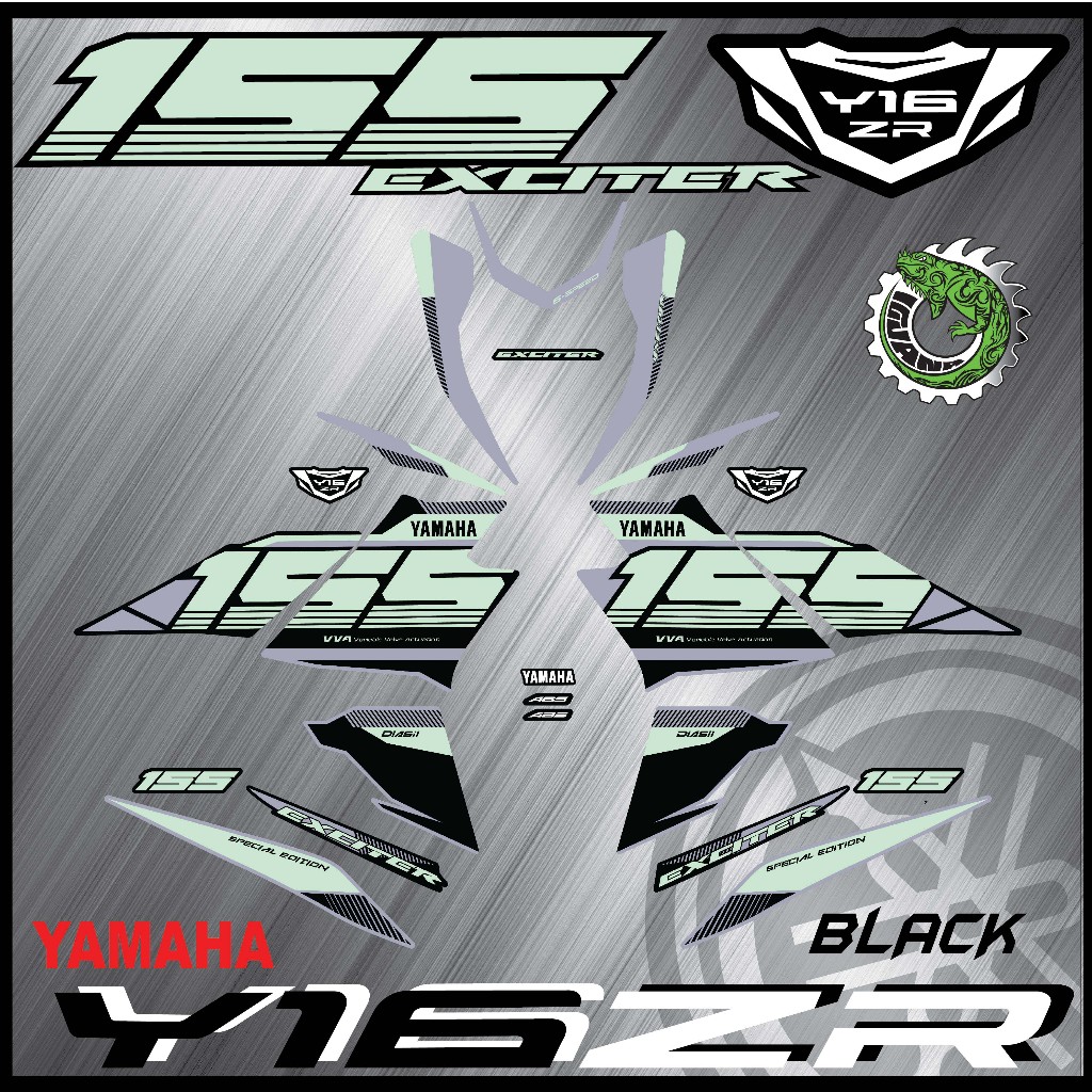 STRIPE YAMAHA Y16/Y16ZR 155 EXCITER ABS 2024 DESIGN CUSTOM STRIPE Grade ...