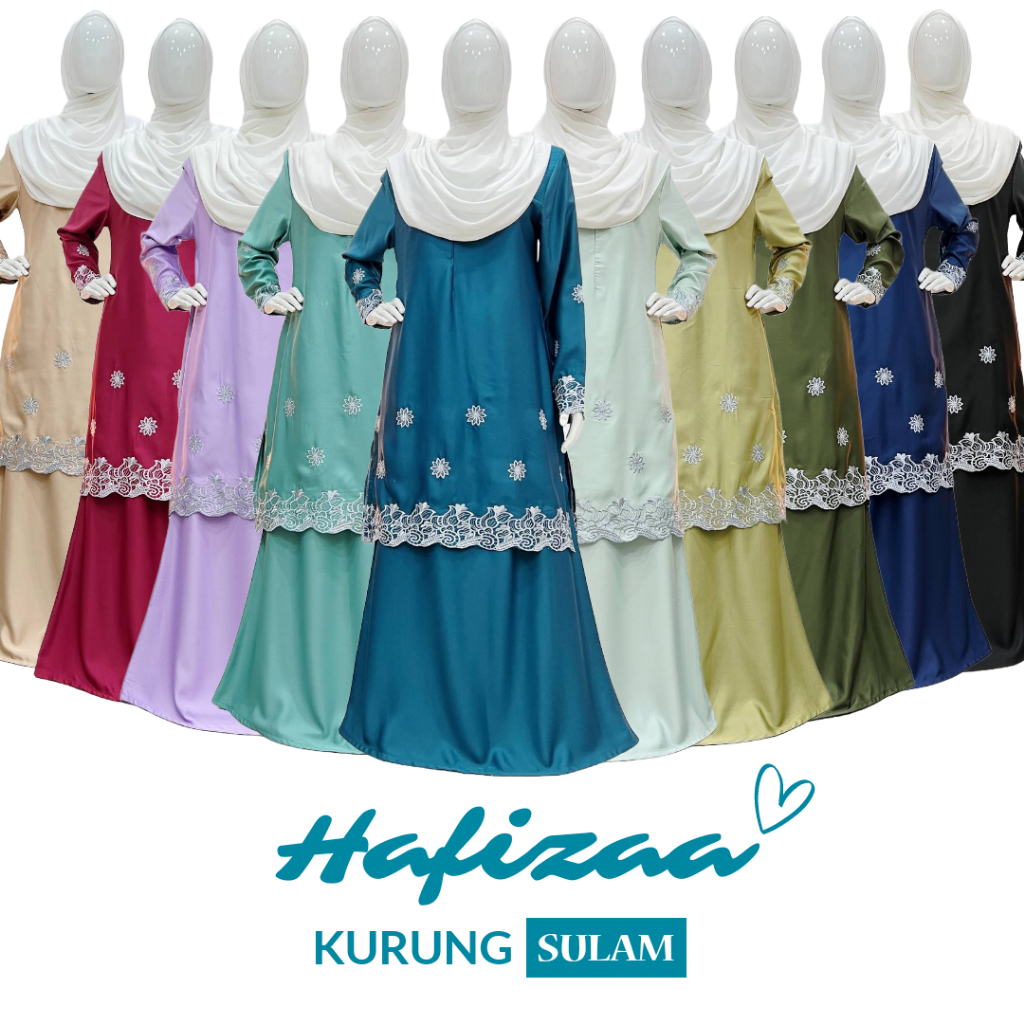 KURUNG SULAM HAFIZAA by HAURAA - SB LINE, BELAH TEPI, PLUS SIZE, NUDE ...