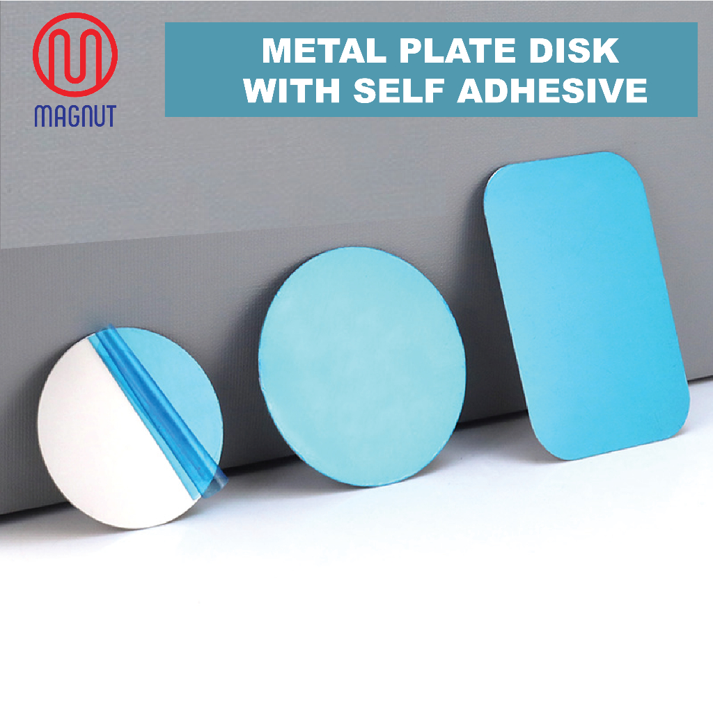 1pcs - Metal Plate Disk with Self Adhesive For Magnetic Car Phone ...