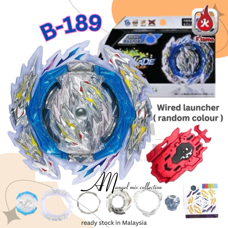 Flame Beyblade Burst B189 Beyblade Single Guilty Longinus DB Beyblade ...