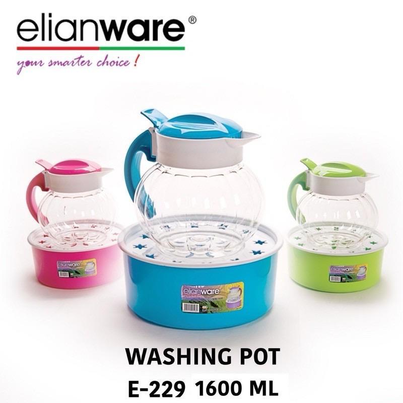 Hand Wash Pot with Tray (1.6Ltr) / Bpa-Free Hand Washing Pot / Bekas ...