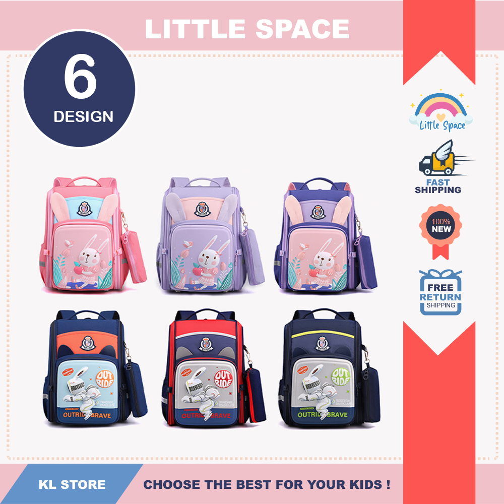 Beg Sekolah Perempuan Primary School Bag Sekolah Kanak-kanak Cantik Beg ...