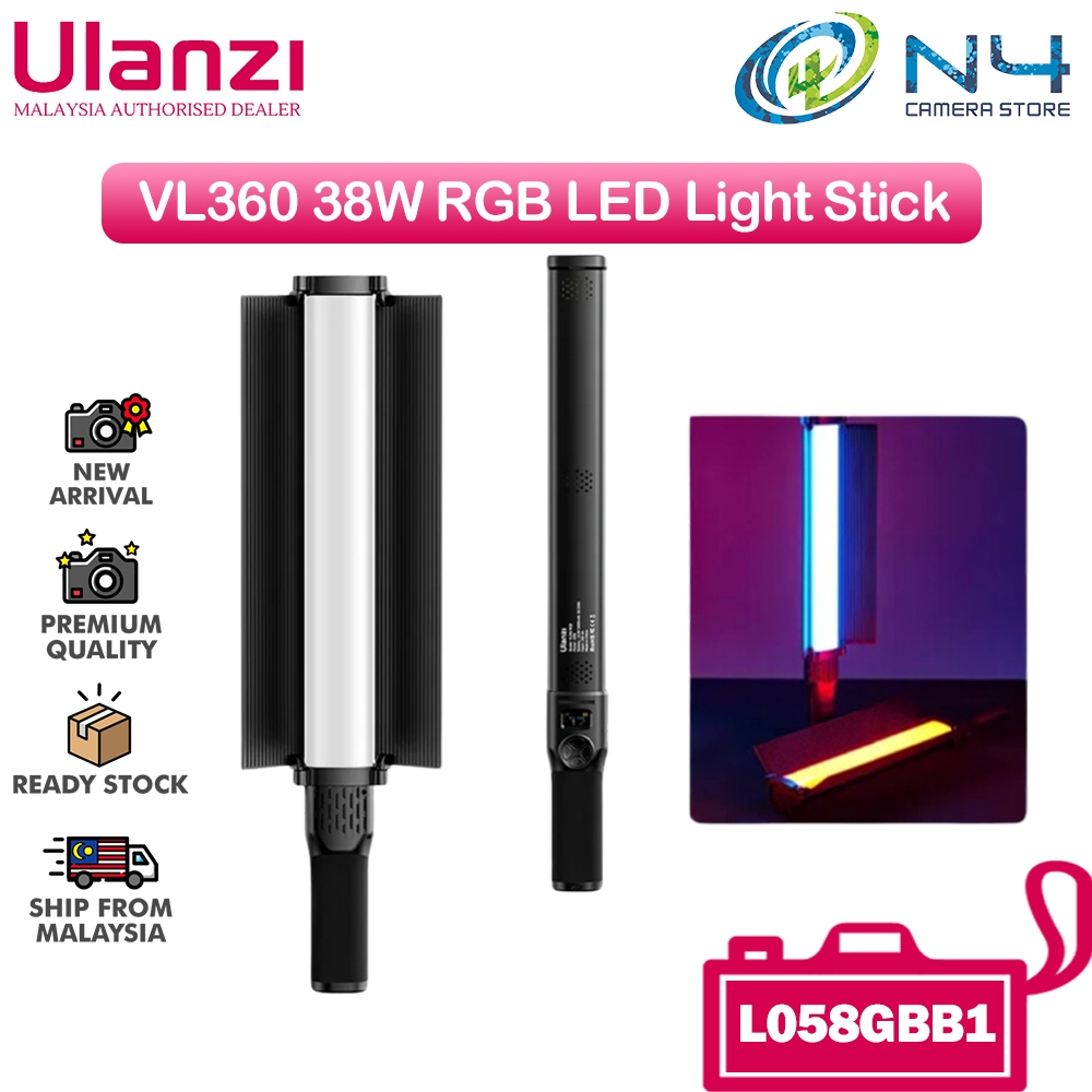 Ulanzi VL360 RGB LED Video Light 38W Handheld Full-Color Fill Lamp ...