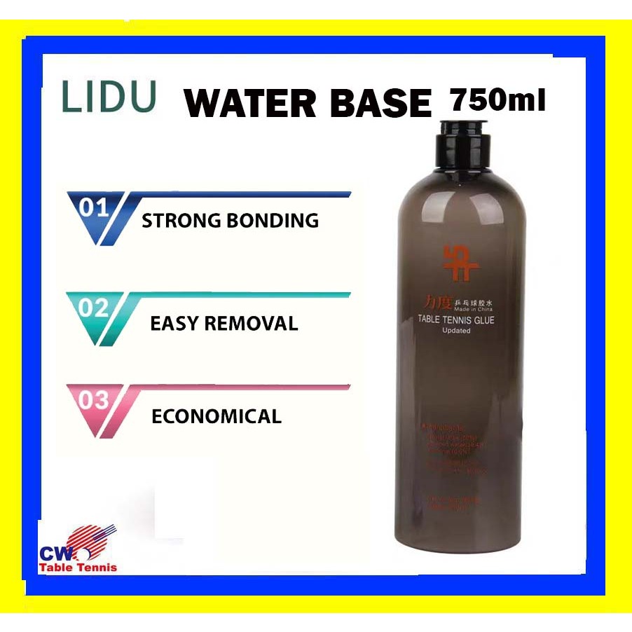 Lidu Water Base Table Tennis Rubber Water Base Glue Water Solubility ...