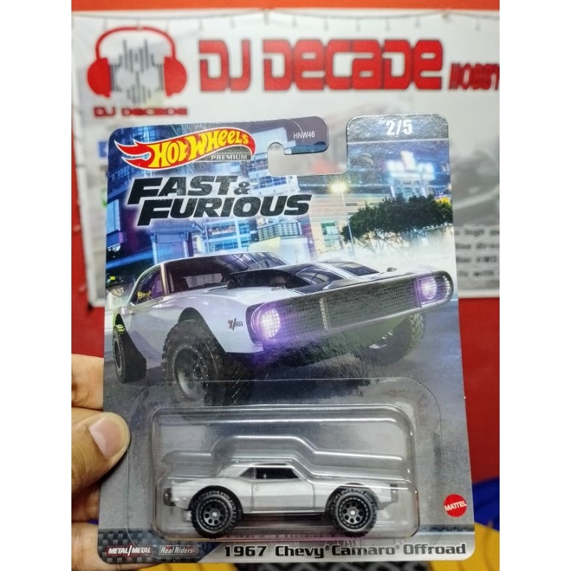 HOT WHEELS PREMIUM FAST & FURIOUS 1967 CHEVY CAMARO OFFROAD | Shopee Philippines
