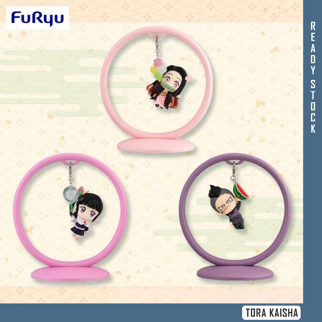 [TORA KAISHA] FuRyu TRAPEZE FIGURE Nezuko Kanao Genya Demon Slayer ...