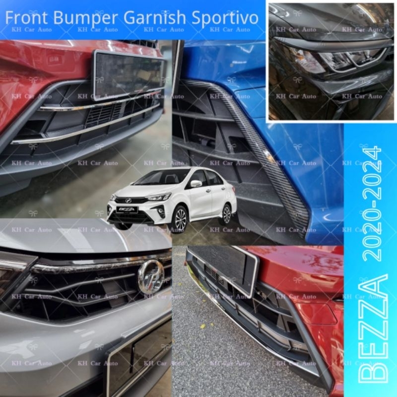 Perodua Bezza 2020-2024 Car Front Grille Trim Garnish Front Bumper ...