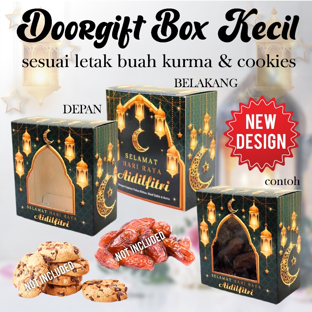 Small Box Raya Box/Small Gable Box Festival/Small Doorgift Box Holiday ...