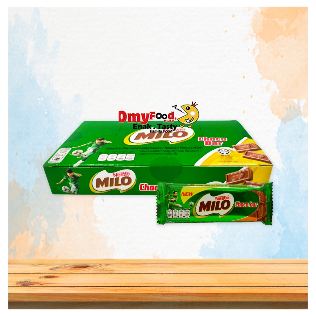 6g x 24pcs Nestle Milo Choco Bar [OmyFood] | Shopee Philippines