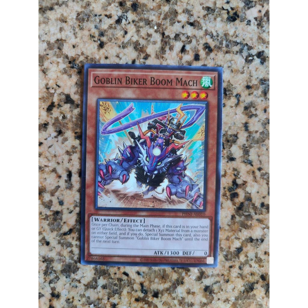 Yugioh : PHNI-AE010 Goblin Biker Boom Mach (Common) | Shopee Philippines