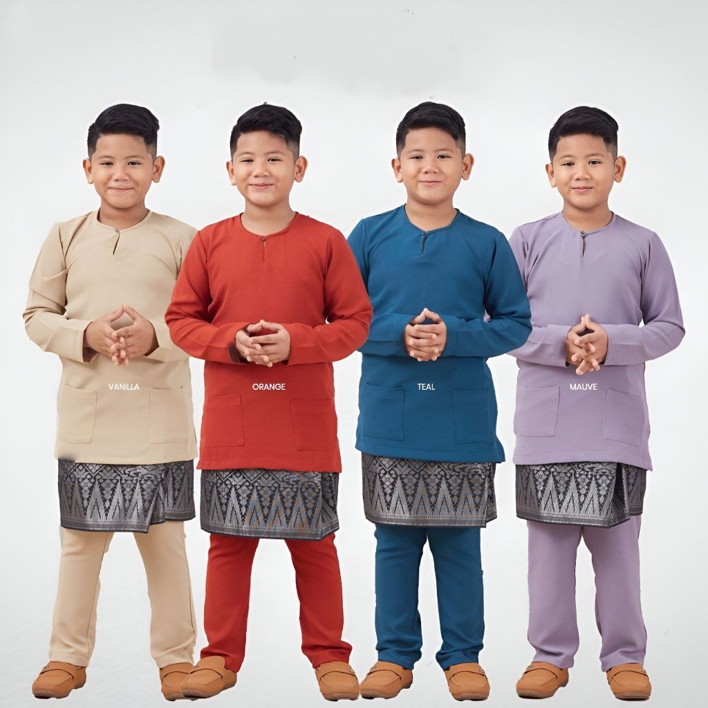 BAJU MELAYU BUDUK DOUBLE POCKET RAYA 2024 STCOK ANAK CLOTHING | Shopee ...