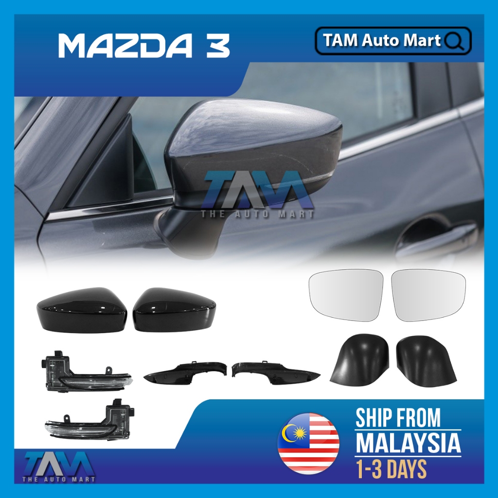 Mazda 3 Axela 2017-2019 Side Mirror Cover Replace Type Signal Mirror ...