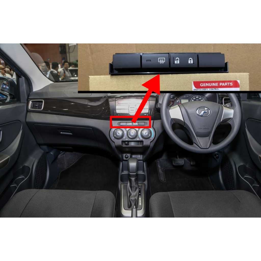 PERODUA BEZZA SPEC GXTRA G EZ GX CENTER SWITCH DOOR LOCK HEATER SWITCH ...
