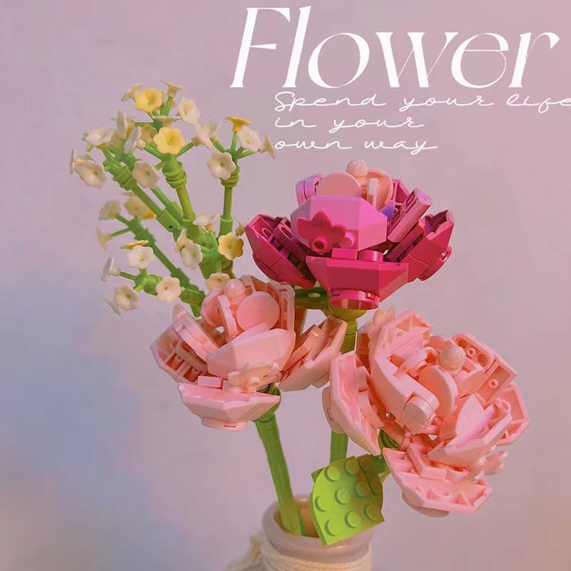 Jaki flower fake flower a special building block brick | Shopee Philippines