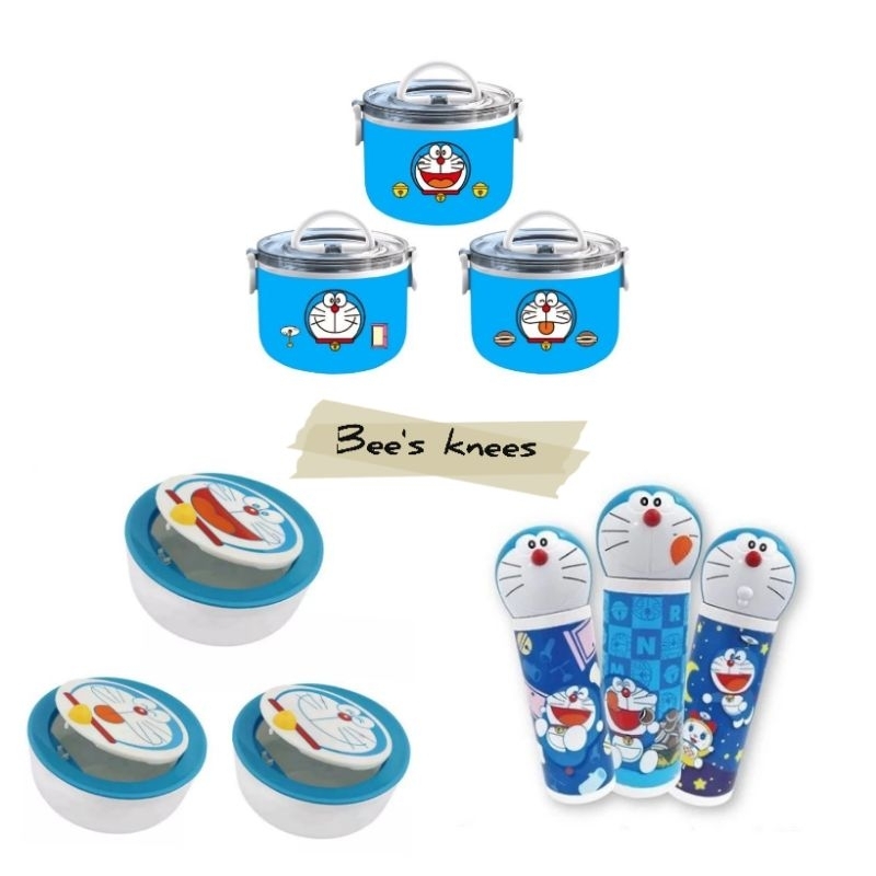 Doraemon Storage Box launch box insulated bottle tumbler kotak simpanan ...