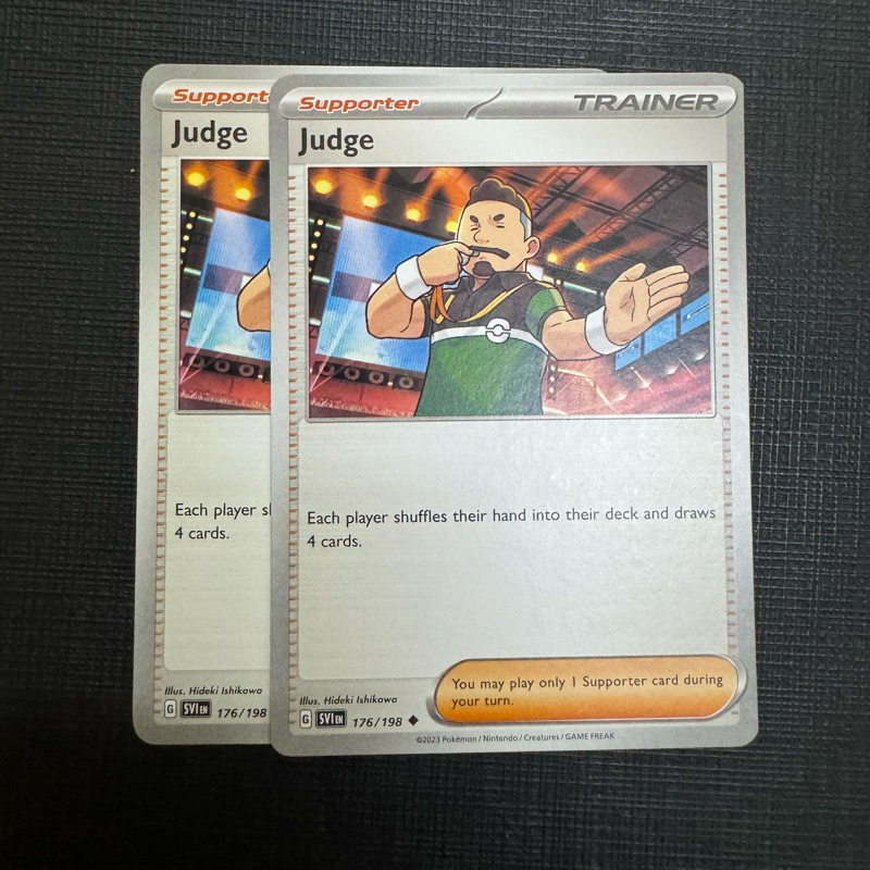 Judge Playable Trainer Card - PTCG Pokemon Card | Shopee Philippines