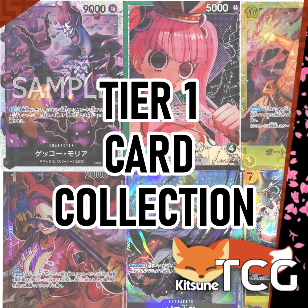 One Piece Card Collection 10 - 100 Tier 1 Card Collection Betty Black ...
