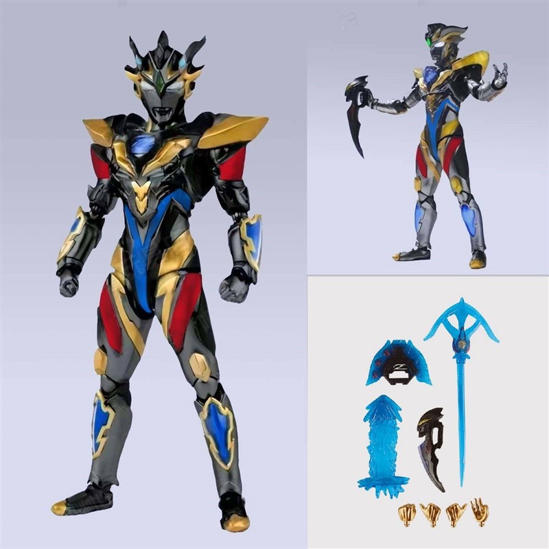 New 17CM SHF Ultraman Z Dark Delta Rise Claw Ultraman Toys Figure ...