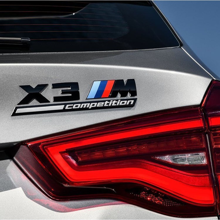 MKR BMW M X1 X3 X4 X5 X6 Logo Auto Badge Emblem Trunk Emblem ...