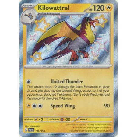 Pokemon tcg Kilowattrel - 146/091 - Shiny Scarlet & Violet: Paldean ...