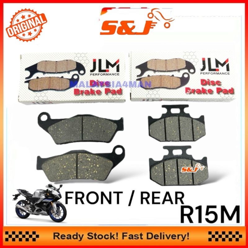 JLM YAMAHA R15 M R15M FRONT REAR DISC BRAKE PAD DISK PAD BRAKE PAD ...