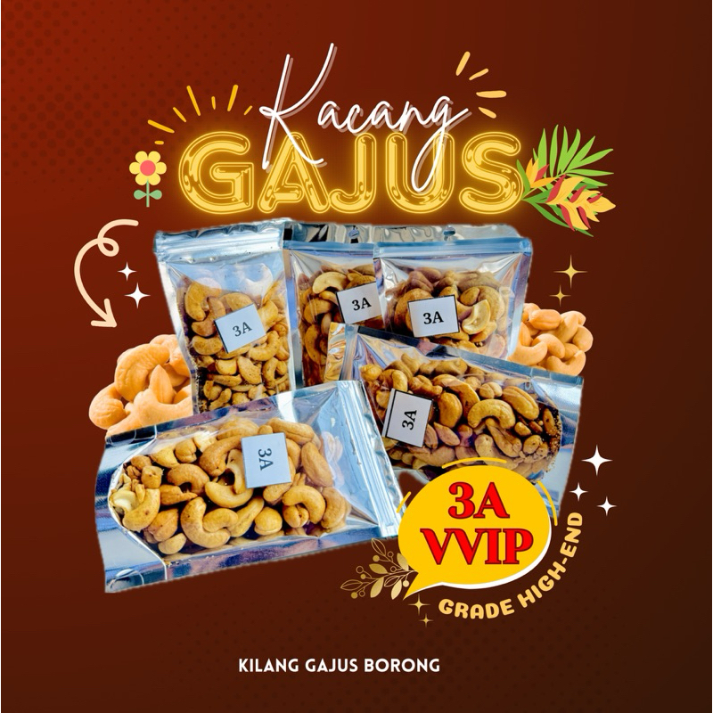 GAJUS 3AAA VVIP GRED PREMIUM(BELI 4 FREE 1) | Shopee Philippines