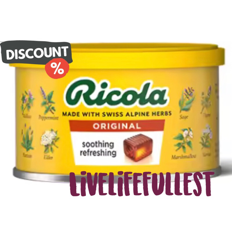 RICOLA Swiss Herb Candy 100g | Shopee Philippines