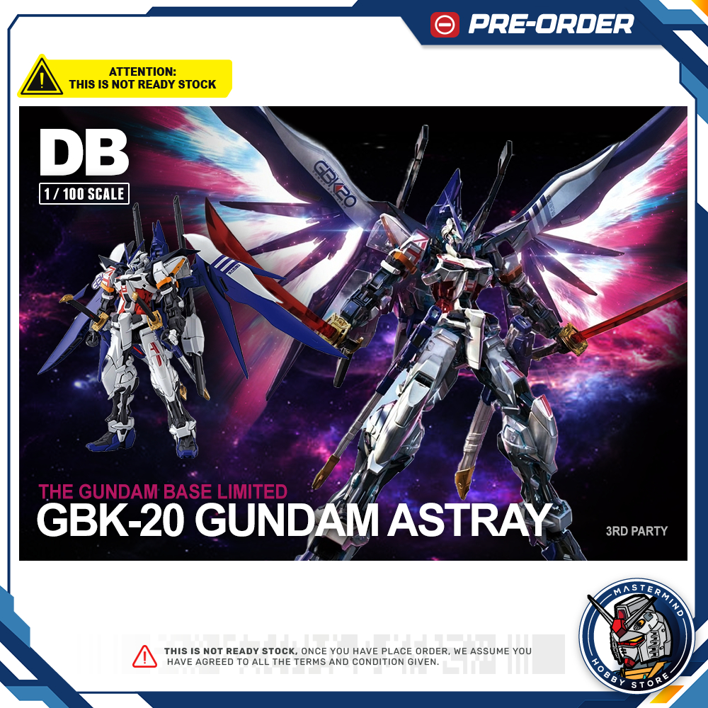 DB 6659 [KO] MG 1/100 The Gundam Base Limited GBK-20 Gundam Astray ...