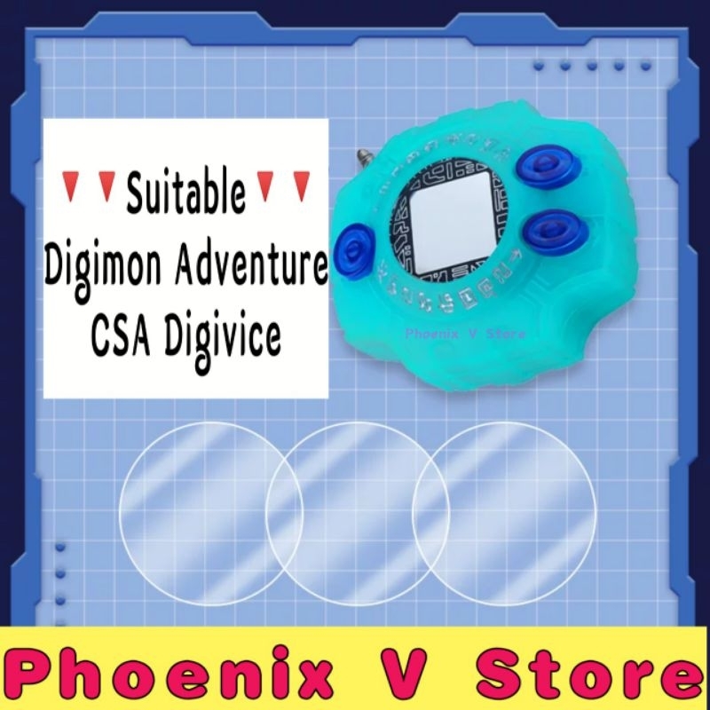 !! Digimon Adventure Digivice CSA Screen Protector Digimon Digivice ...